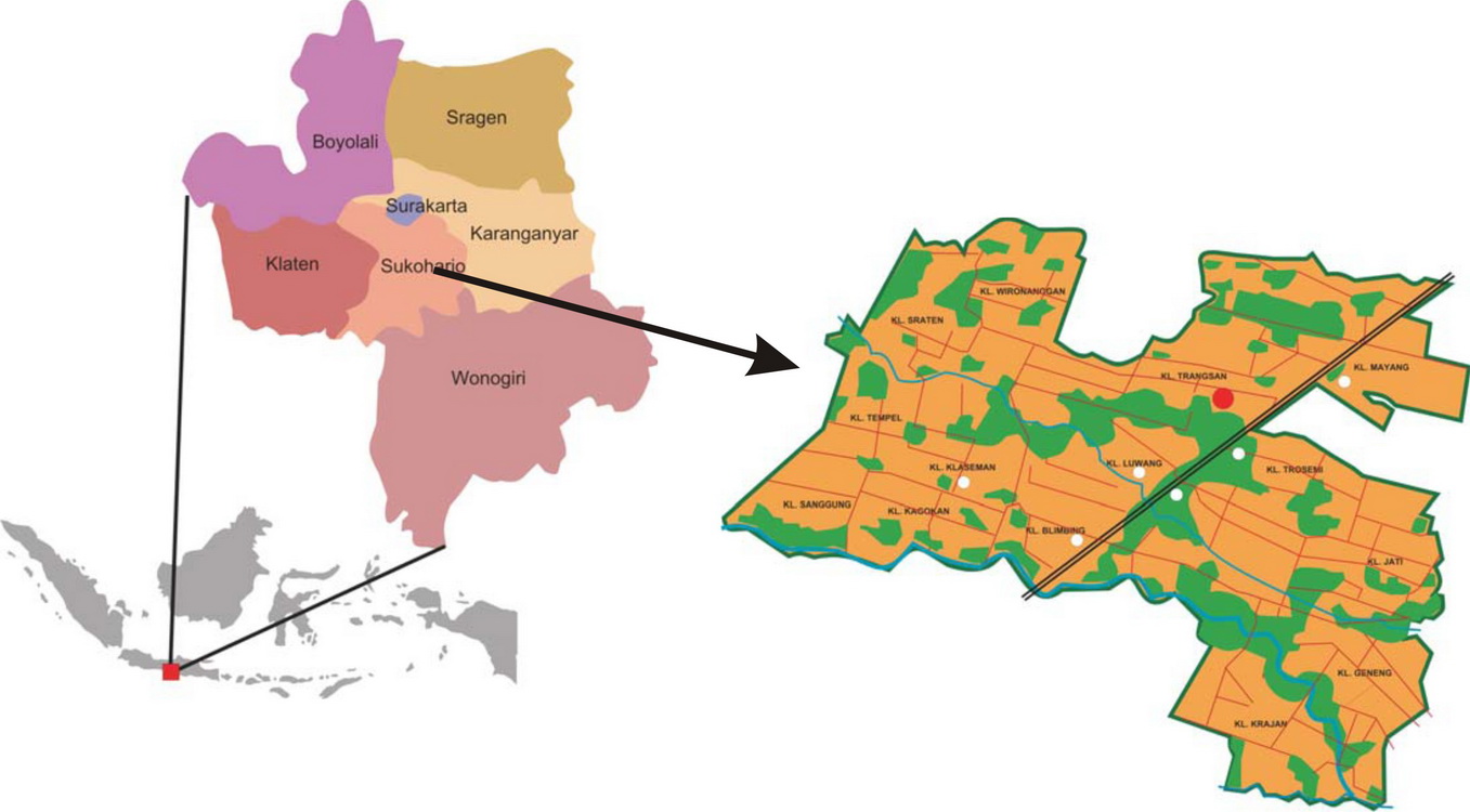 Located in Trangsan Village, Sukoharjo District, Solo Region Central Java.